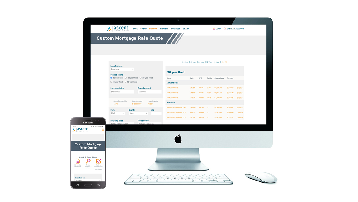 Tips & Tricks - Custom Rate Quote | Ascent Credit Union